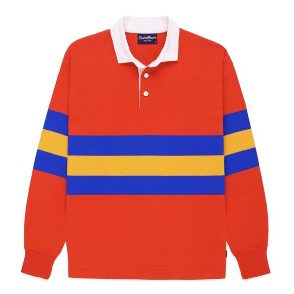 Rowing Blazers | Shirts | Nwt Rowing Blazers 7s Stripe Red Yellow Blue ...